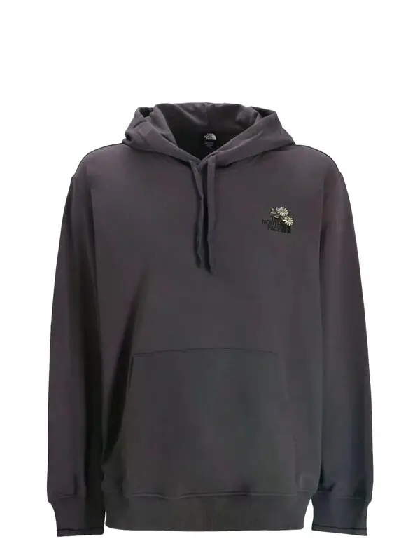 The North Face Connect Embroidered-flower Hoodie - Grey