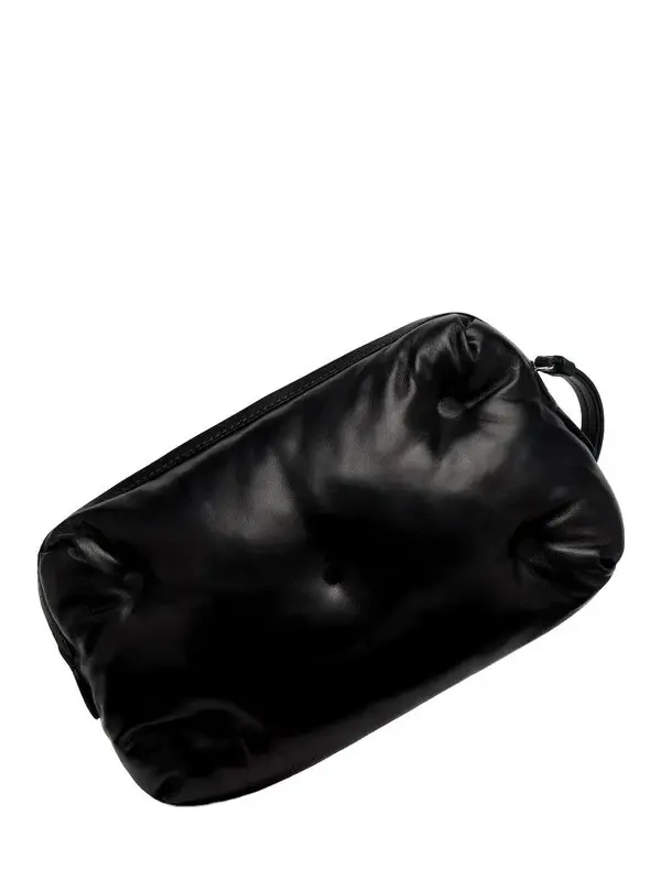 MAISON MARGIELA Glam Slam Leather Clutch - Black