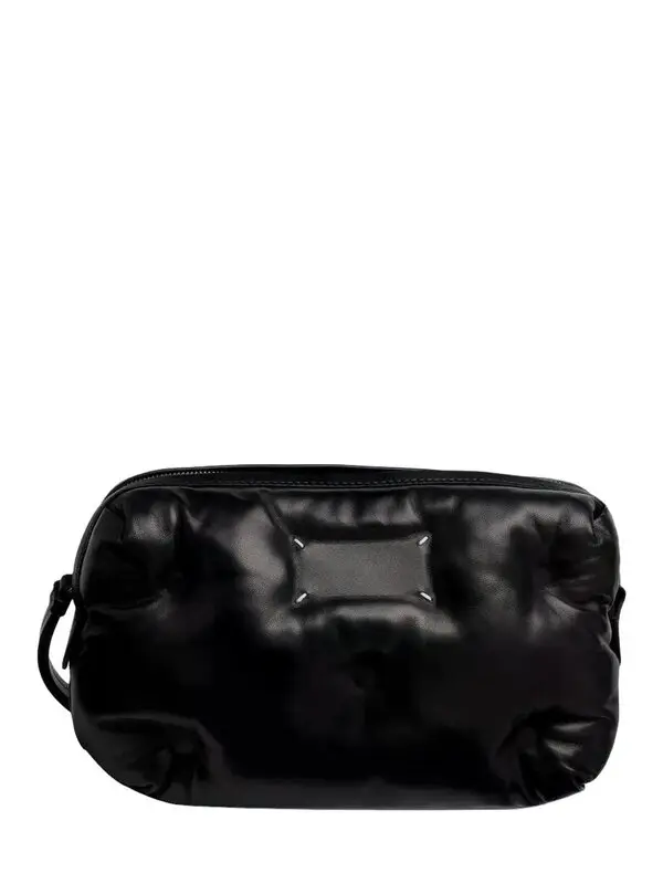 MAISON MARGIELA Glam Slam Leather Clutch - Black