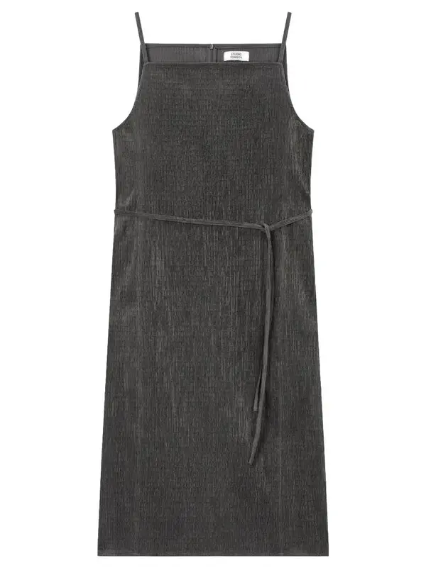 STUDIO TOMBOY Corduroy Mini Dress - Grey