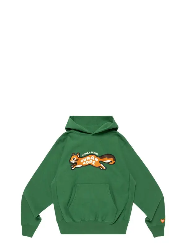 HUMAN MADE X J-hope Heavyweight Hoodie - Green