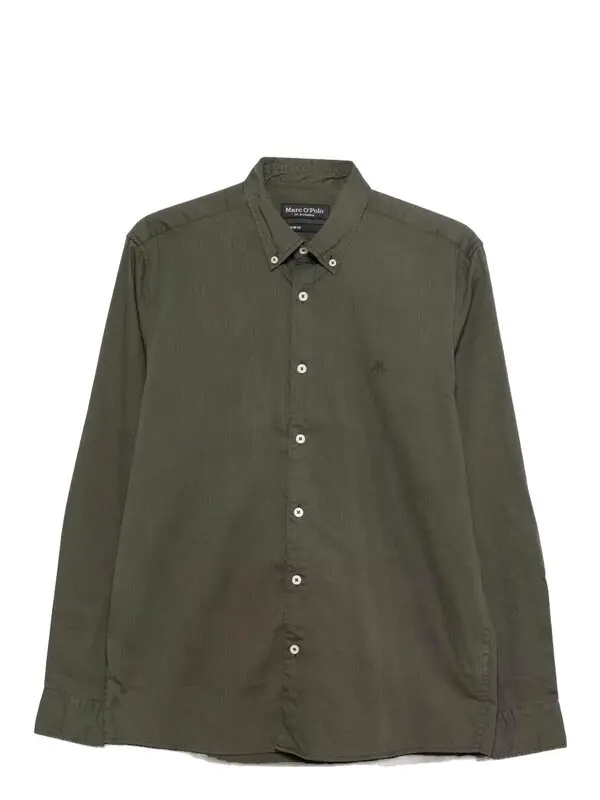 Marc O'polo Buttoned Long-sleeve Shirt - Green