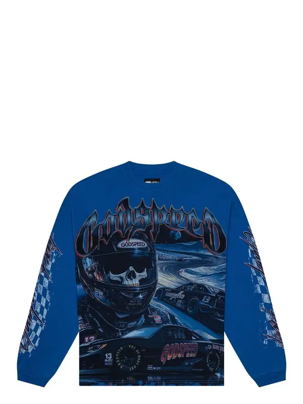 GODSPEED Le Dernier Long-sleeve T-shirt - Blue