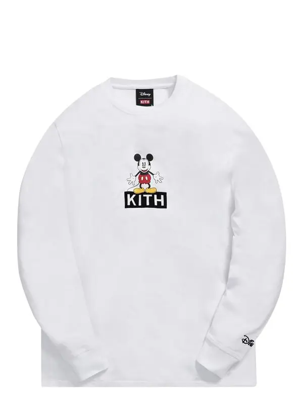 Kith X Disney 30s Mickey Long-sleeve T-shirt - White