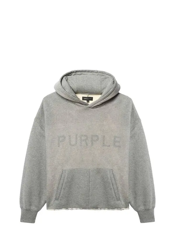 PURPLE BRAND Logo Hoodie - Grey