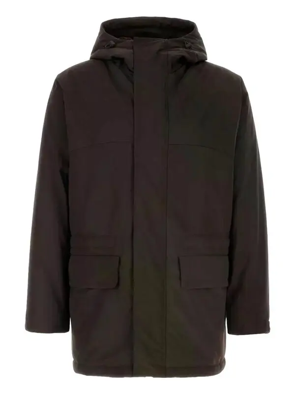 Herno Hooded Padded Coat - Brown