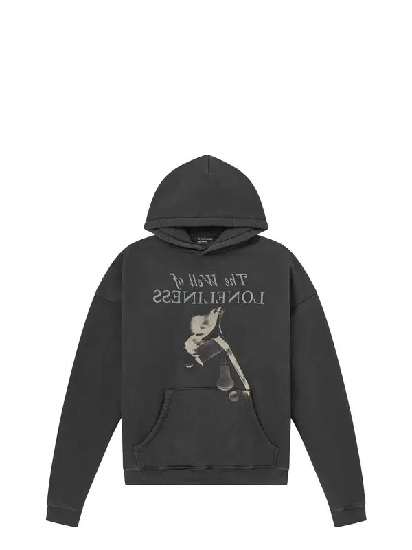 Enfants Riches Déprimés Well Of Loneliness Printed Hoodie - Black