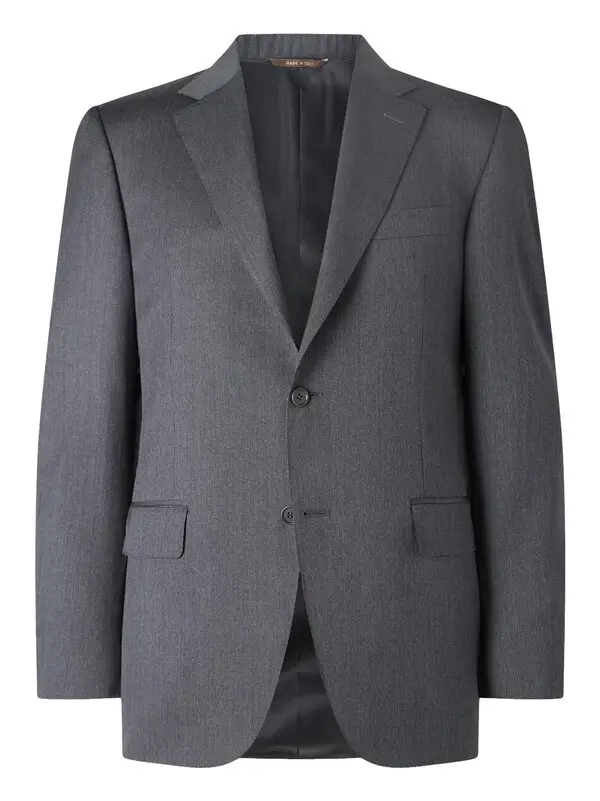 Canali Wool Suit Jacket - Gray