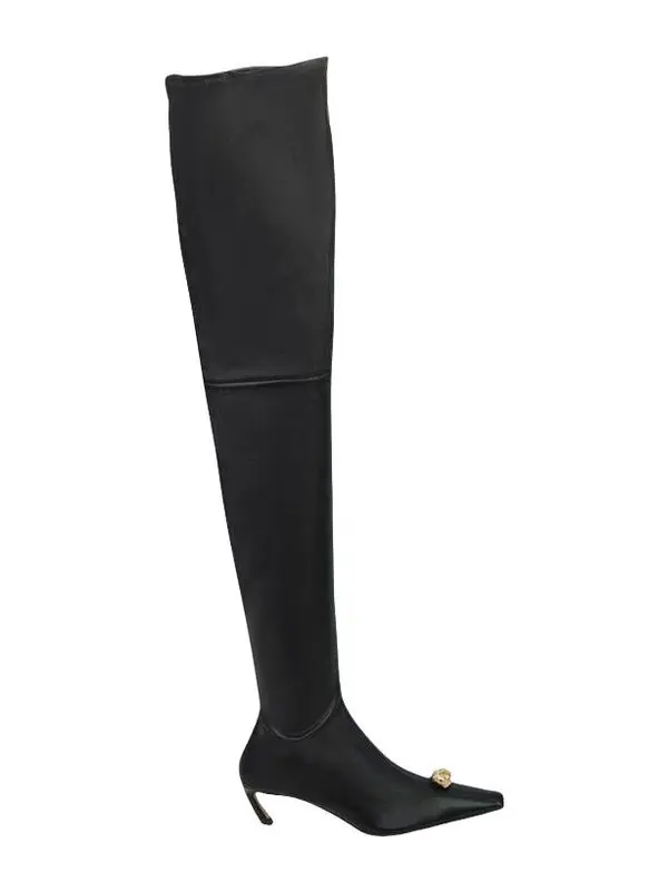 LANVIN Swing Cuissardes Over-the-knee Boots - Black