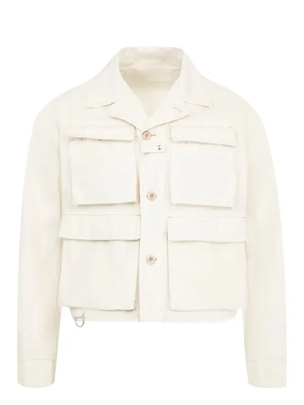 LEMAIRE Short Utility Jacket - Cream