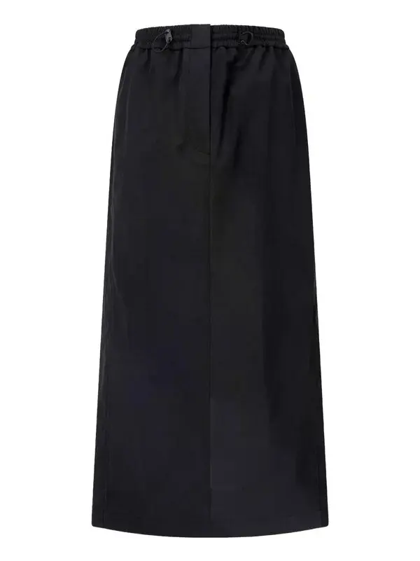STUDIO TOMBOY Elasticated-waist Midi Skirt - Black