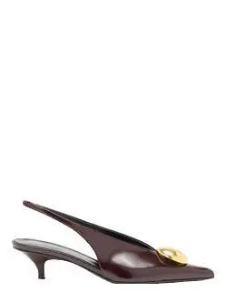 Proenza Schouler Dome Slash Slingbacks - Merlot