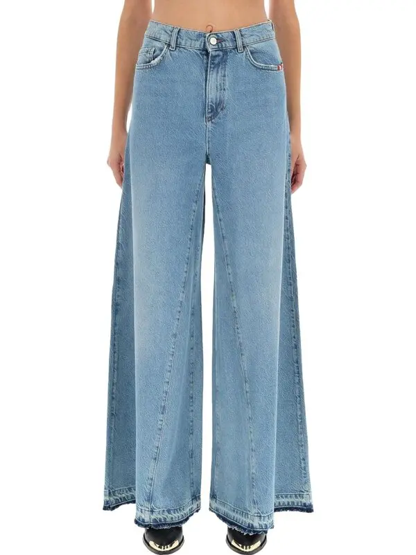 AMISH Wide Leg Jeans - Denim