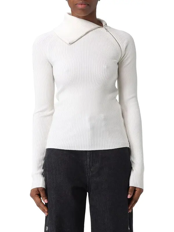 Sportmax Ribbed Sweater - White