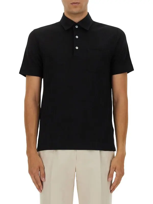 Zegna Polo Shirt - Black