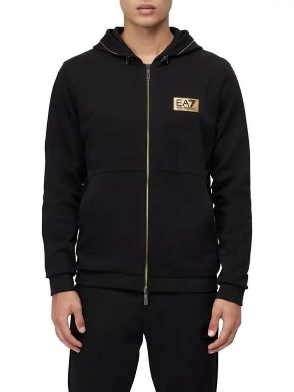 EA7 Full Zip Sweatshirt - Black
