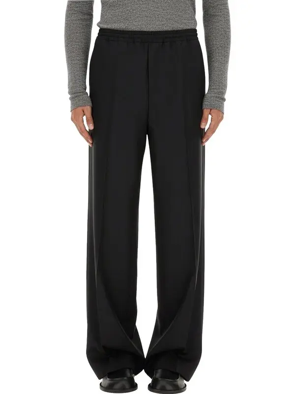 Moschino Wide Leg Trousers - Black