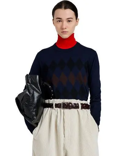 Proenza Schouler Vivian Top - Navy Multi