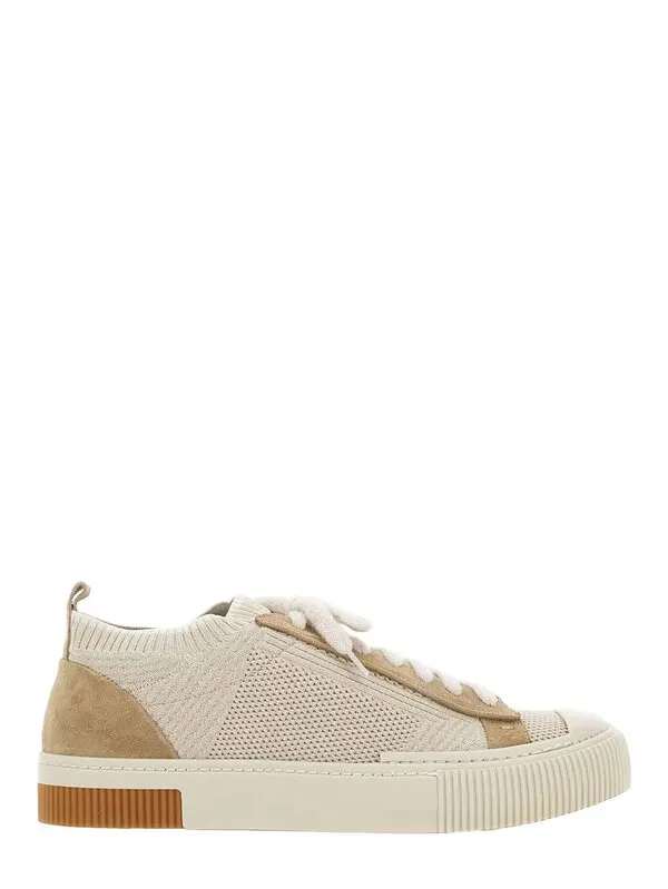 Eleventy Lace Up Sneakers - Beige