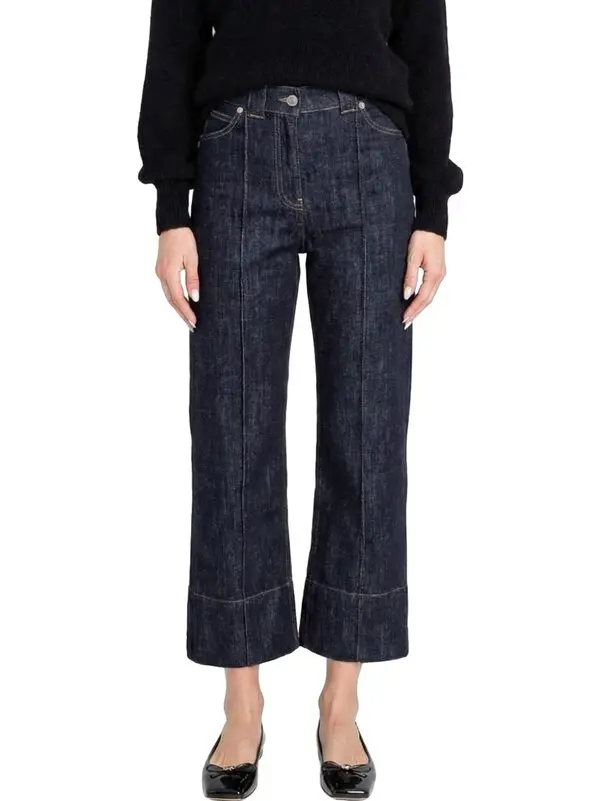 TWINSET Cuffed Jeans - Denim