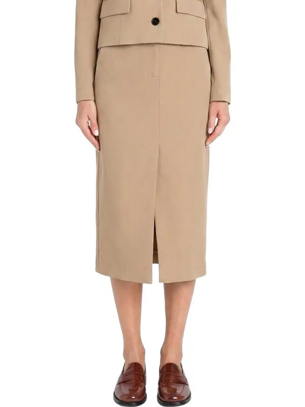 TWINSET Midi Skirt - Camel