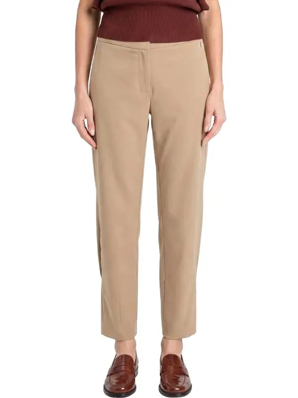 TWINSET Straight Leg Trousers - Camel