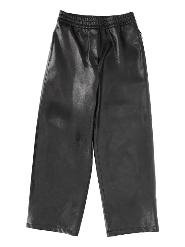 MSGM Wide Leg Pants - Black