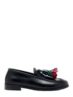 Proenza Schouler Albers Loafers - Black / Red