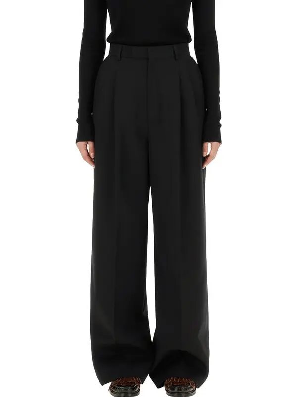 Moschino Wide Leg Trousers - Black
