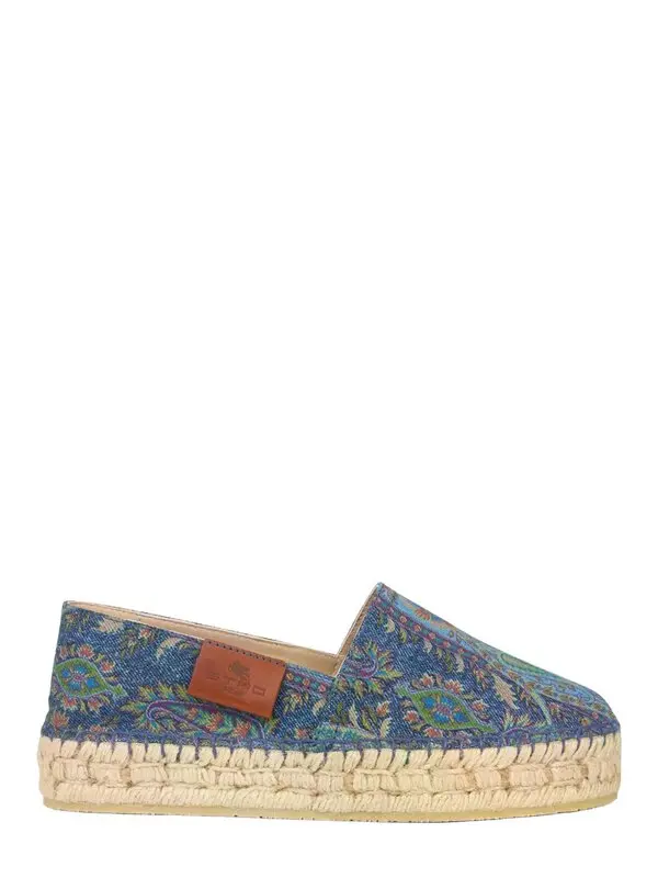 Etro Denim Espadrilles - Blue