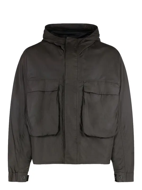 LEMAIRE Nylon Hooded Jacket - Grey