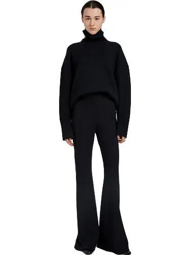 Proenza Schouler Kalea Flared Hem Pants - Black