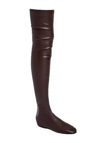 Proenza Schouler Tee Stretch Over The Knee Boots - Mahogany