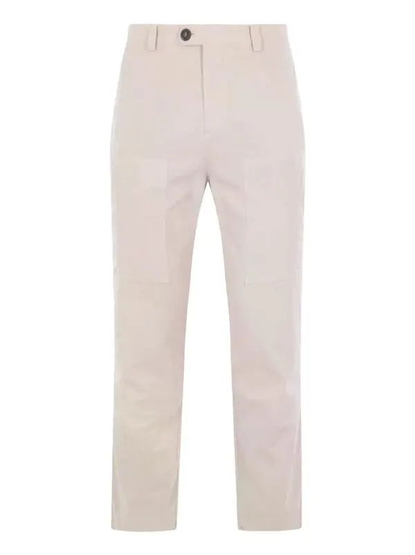 Brunello Cucinelli Trousers With Belt Loops - Neutrals