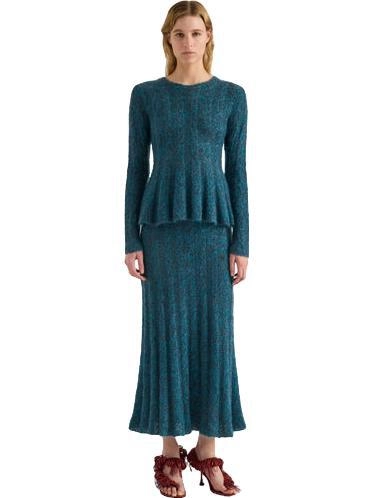 Proenza Schouler Joelle Skirt - Blue Multi
