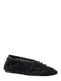 Proenza Schouler Glove Lace Flats - Black