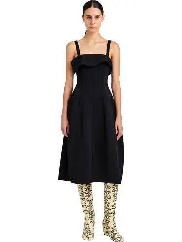 Proenza Schouler Blanca A-line Dress - Black