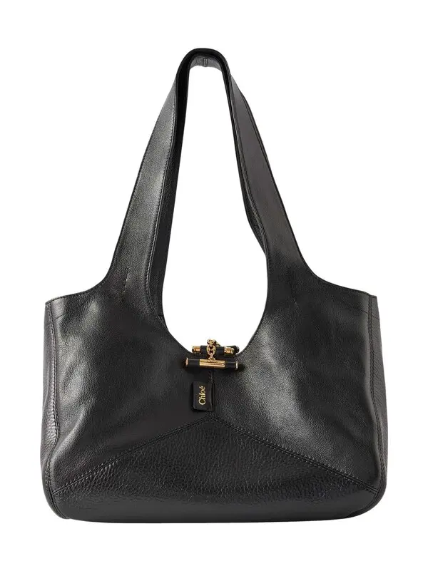 Chloé Balloon Leather Tote - Black
