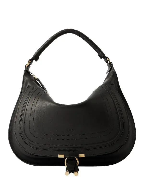 Chloé Marcie Leather Tote - Black