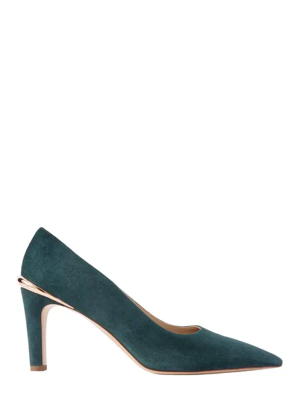 Gabriela Hearst Edwina Suede Pumps - Green