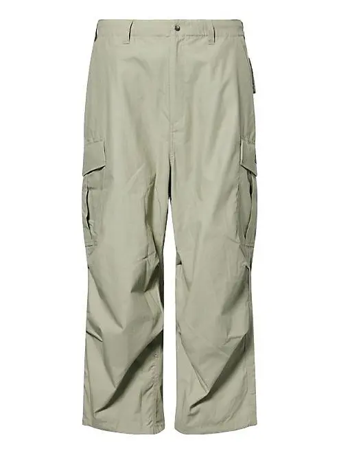 A BATHING APE Straight-leg Cargo Trousers - Olive Drab
