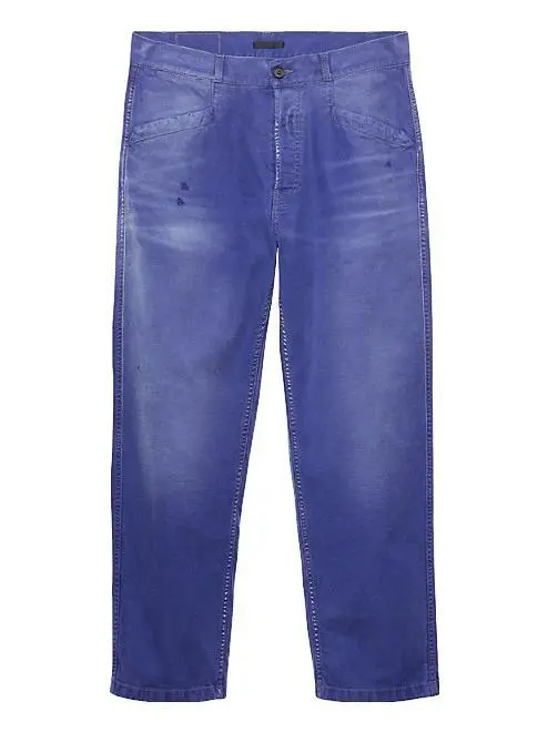 Prada Relaxed-fit Straight-leg Jeans - Light Blue