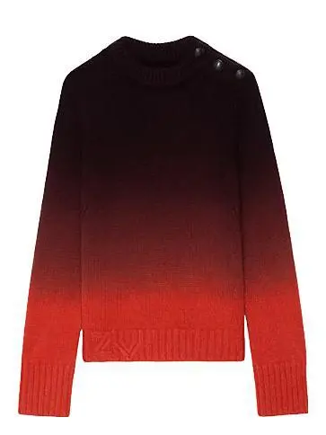 Zadig&Voltaire Wool And Cashmere-blend Jumper - Tangerine