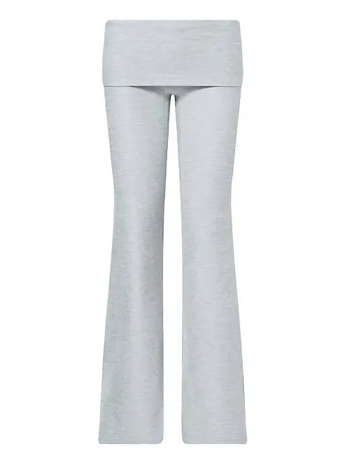 Monday Swimwear Melrose Flared Yoga Leggings - Heather Grey