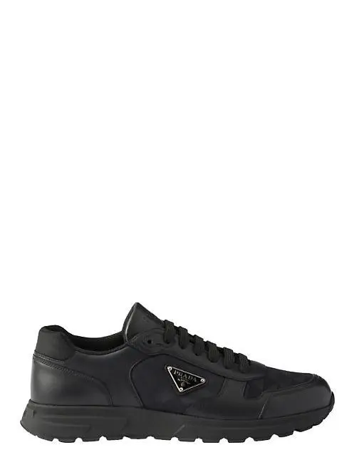 Prada Prax 2.0 Re-nylon And Leather Trainers - Black