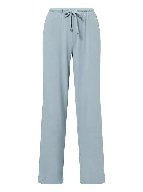 Eberjey Wide-leg Stretch-woven Trousers - Lead