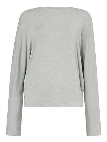 Calvin Klein Ultra Soft Long-sleeved Pyjama Top - Grey Heather