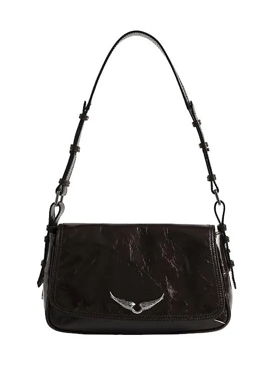 Zadig&Voltaire Patent-leather Shoulder Bag - Brownie