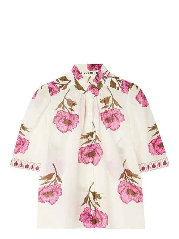Alix Of Bohemia Winn Floral-print Blouse - Off-white