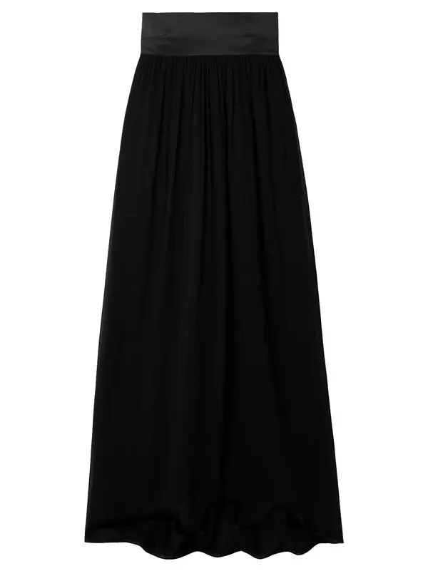 Posse Solene Strapless Maxi Dress - Black